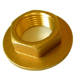 Brass Flanged Back Nuts Flange Nuts - jamnagar-brass-fittings.com